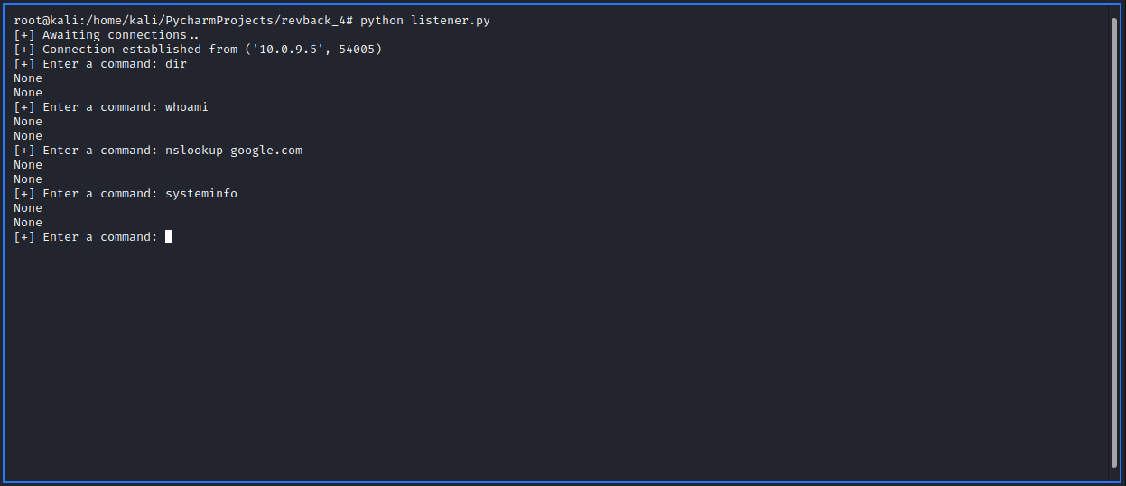 Python Listener Reverse Backdoor Issue Python Cyber Security